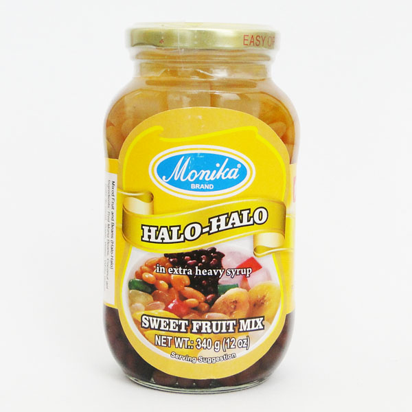 Tinned Fruit : Monika HALO-HALO Sweet Fruit Mix in Syrup 340g